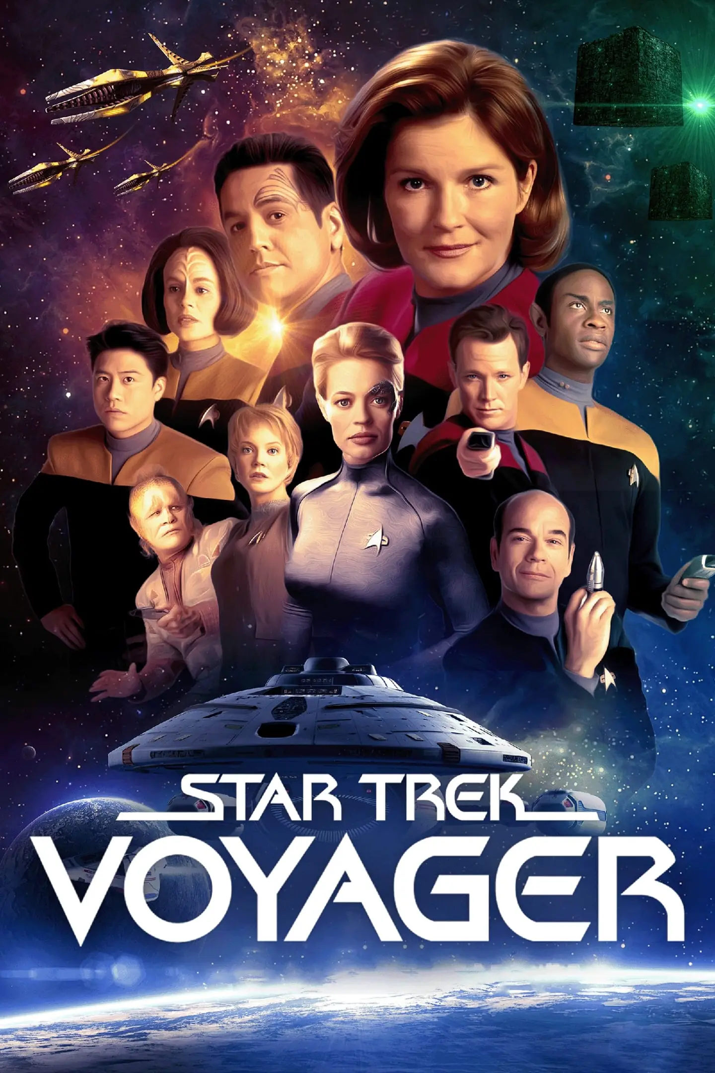 BlueBrixx STAR TREK USS Voyager NCC-74656 • Set 104966