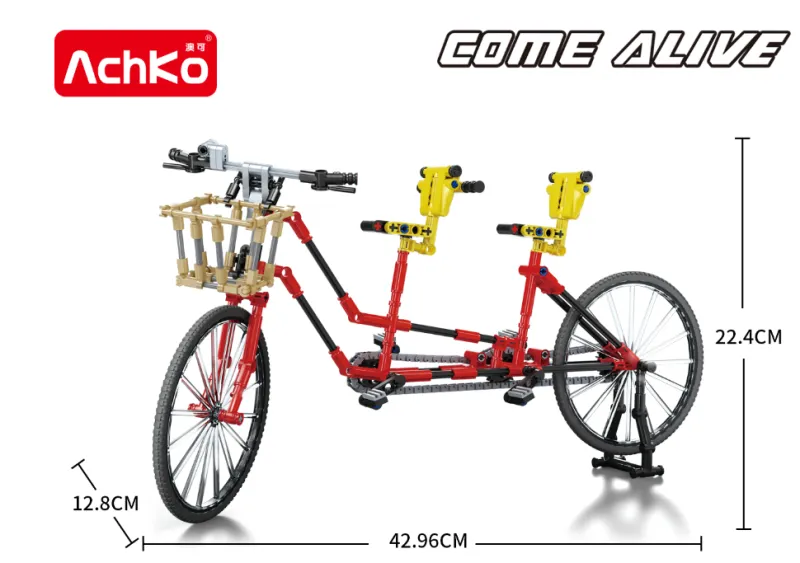 AchKo Tandem Bicycle • Set 50016 • SetDB • Merlins Bricks