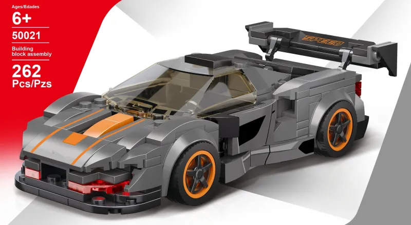 AchKo Super sports car grey • Set 50021 • SetDB
