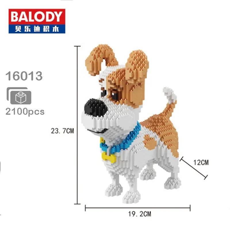 Balody Jack Russel Terrier • DIAMOND BLOCKS • Set 16013