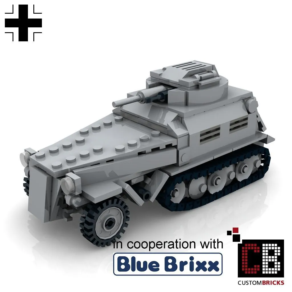 BlueBrixx SdKfz 250-9 • Set 101072 • SetDB • Merlins Bricks