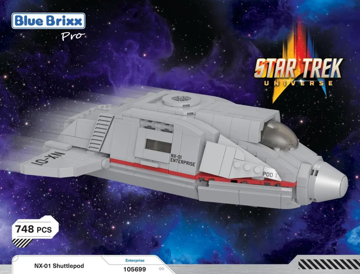 BlueBrixx STAR TREK NX-01 Shuttlepod • Set 105699 • SetDB