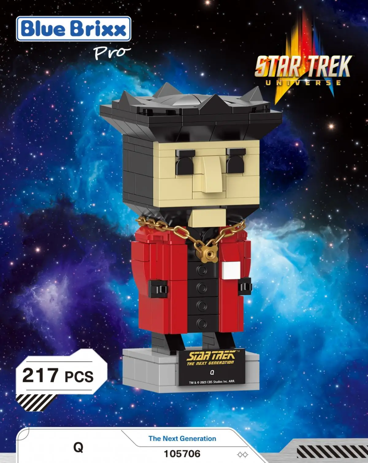 BlueBrixx STAR TREK Q • Set 105706 • SetDB • Merlins Bricks