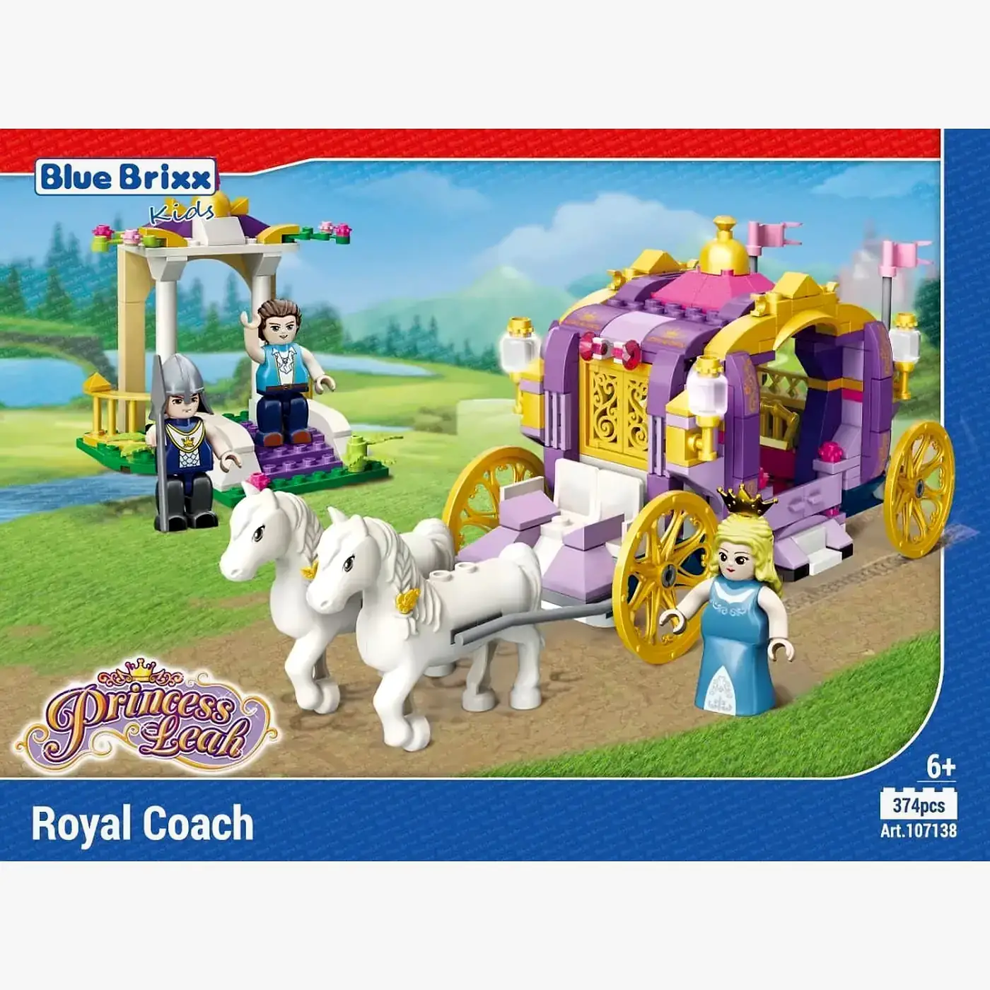 BlueBrixx Princess Leah: Royal coach • Set 107138 • SetDB