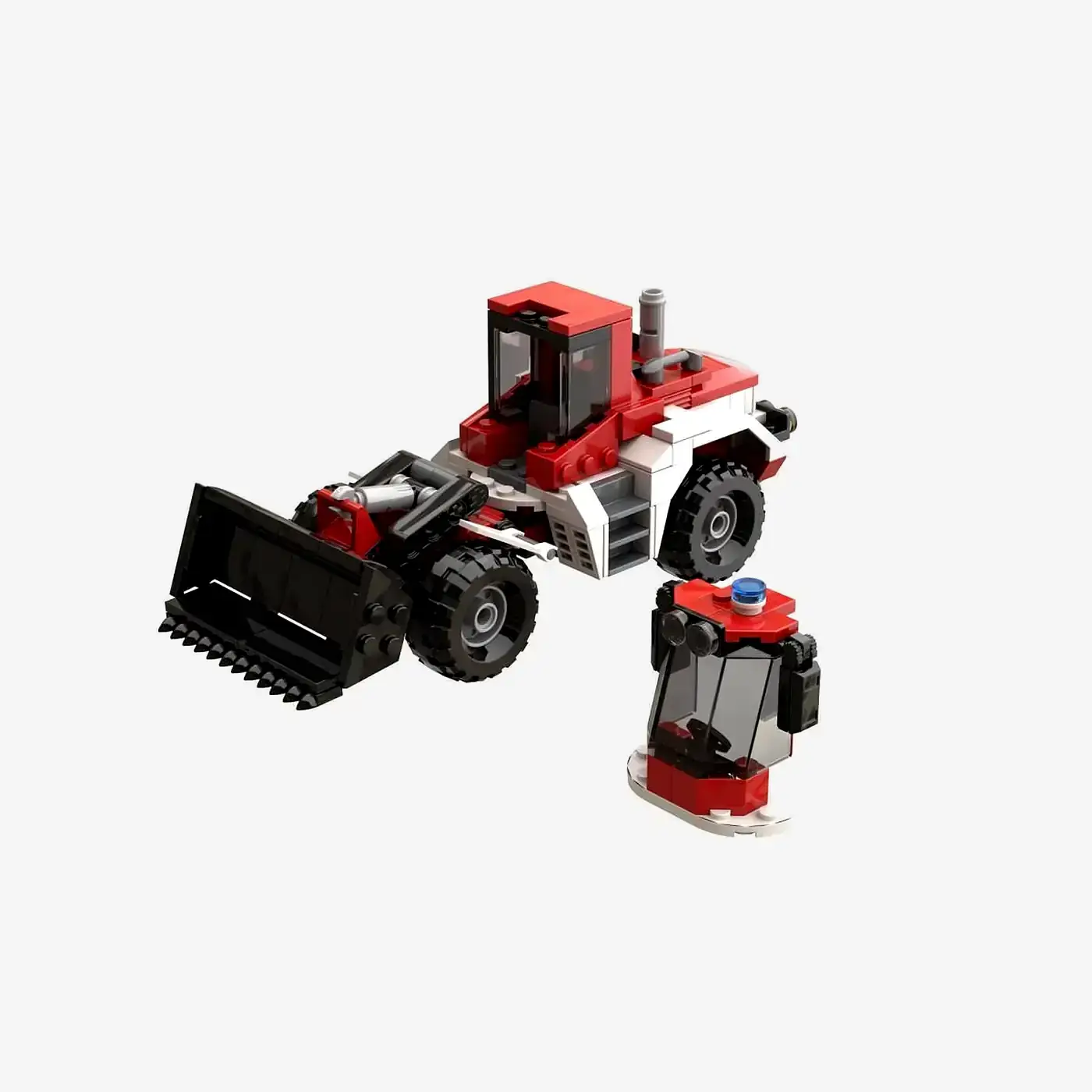 BlueBrixx Fire department wheel loader • Set 107502 • SetDB