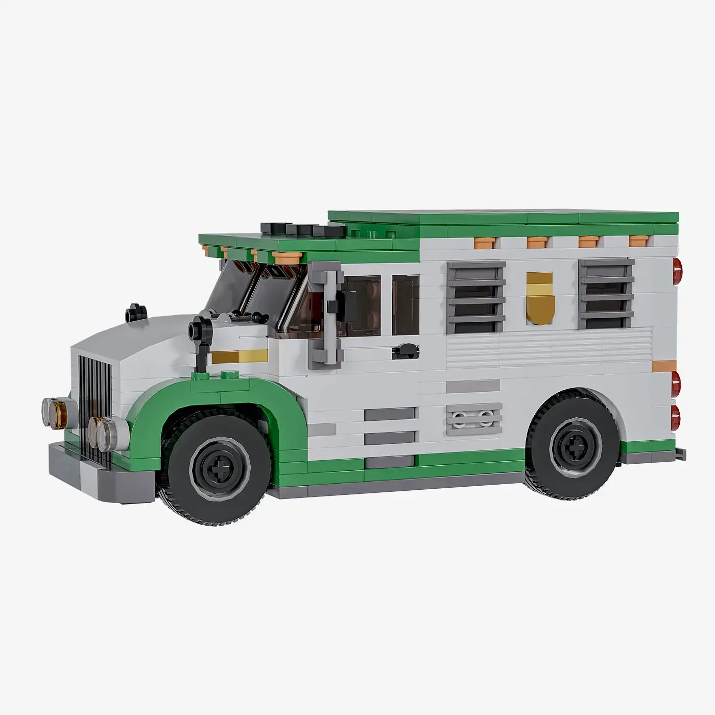 BlueBrixx Armored Money Transporter • Set 107586 • SetDB