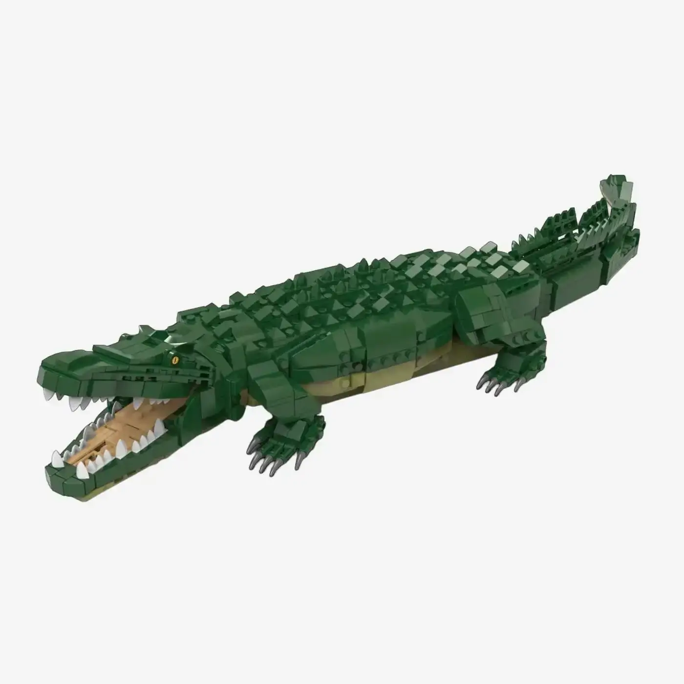 BlueBrixx Crocodile • Set 107602 • SetDB • Merlins Bricks
