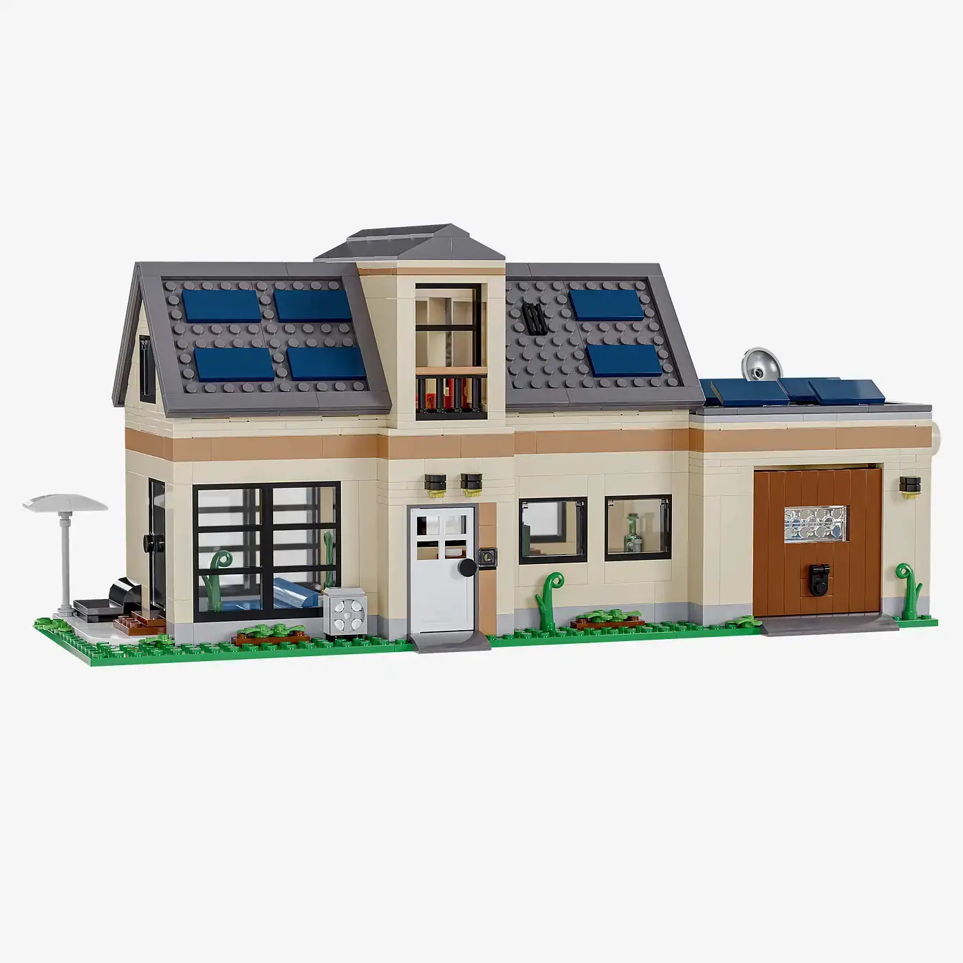 BlueBrixx Modern House • Set 107643 • SetDB • Merlins Bricks