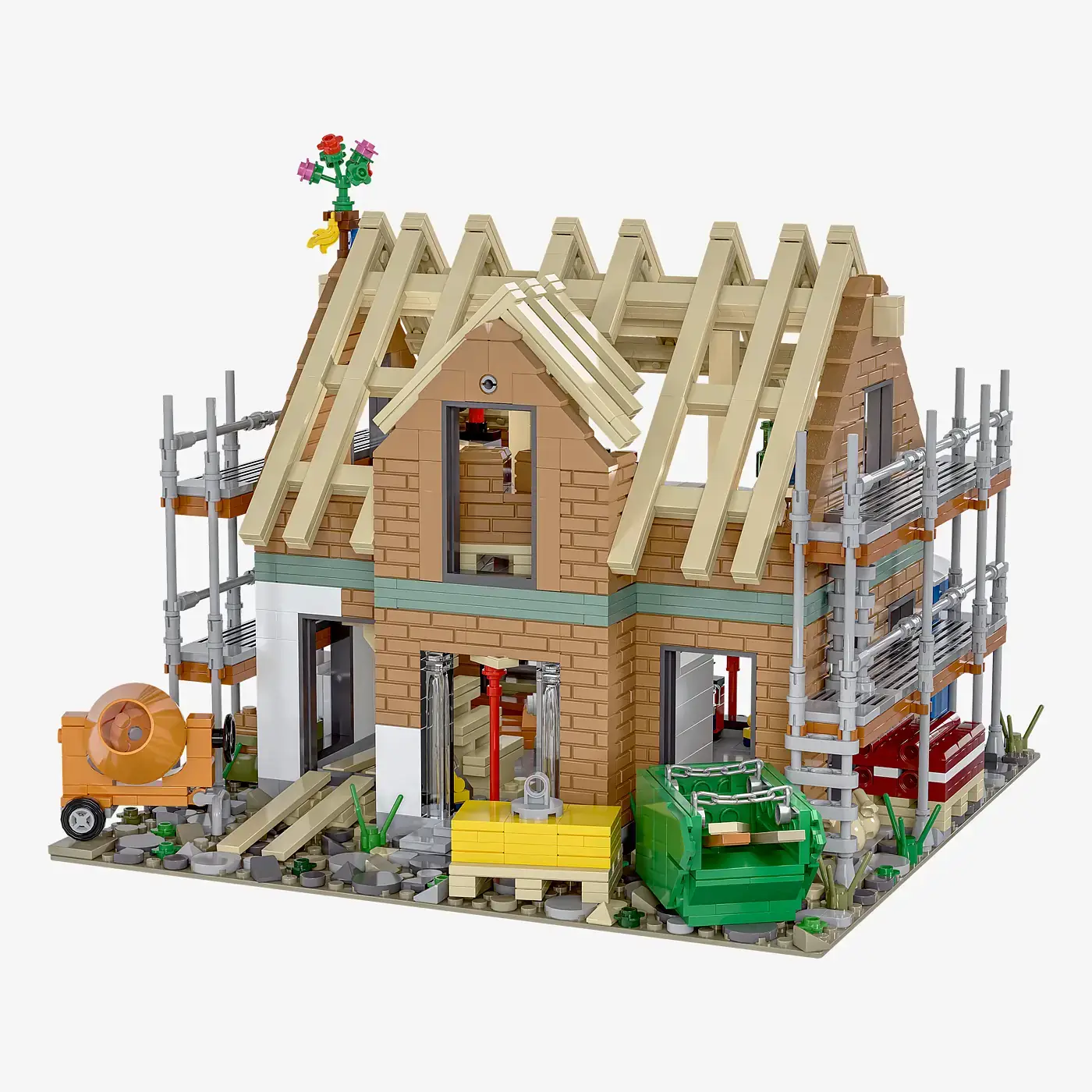 BlueBrixx Detached House in Construction • Set 107818