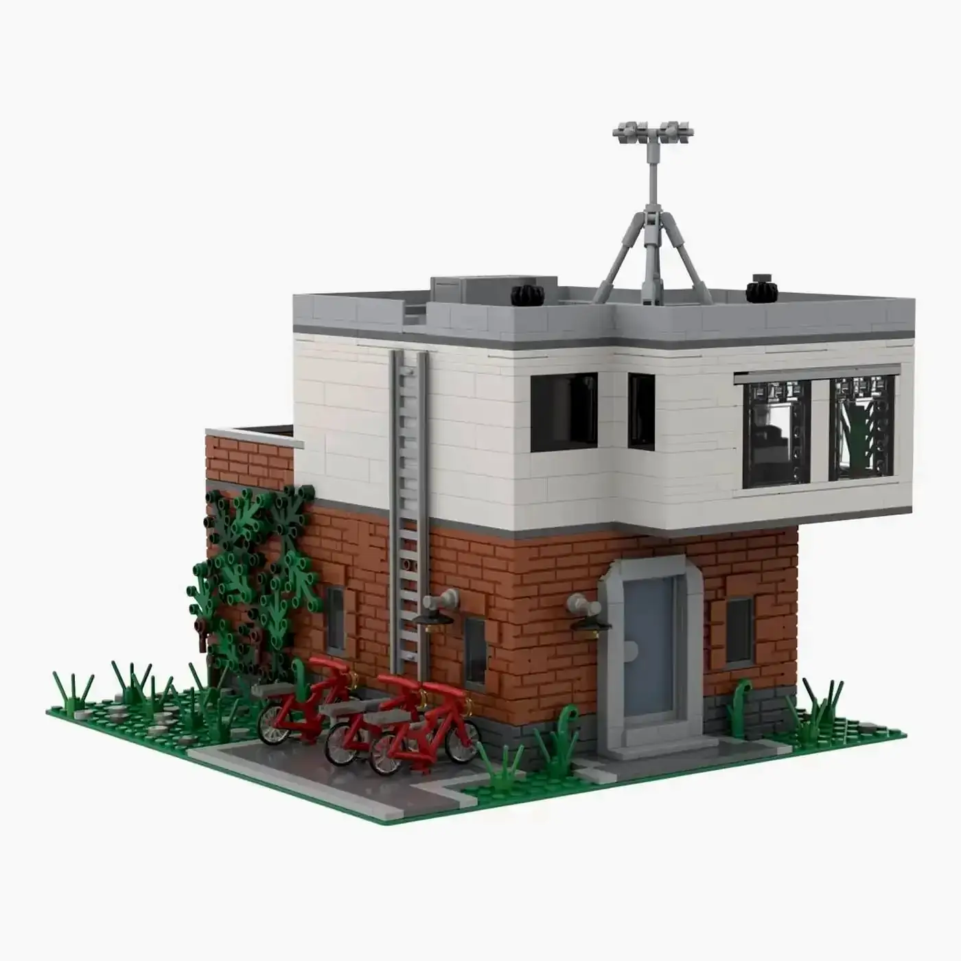 BlueBrixx Modern signal box center • Set 108015 • SetDB