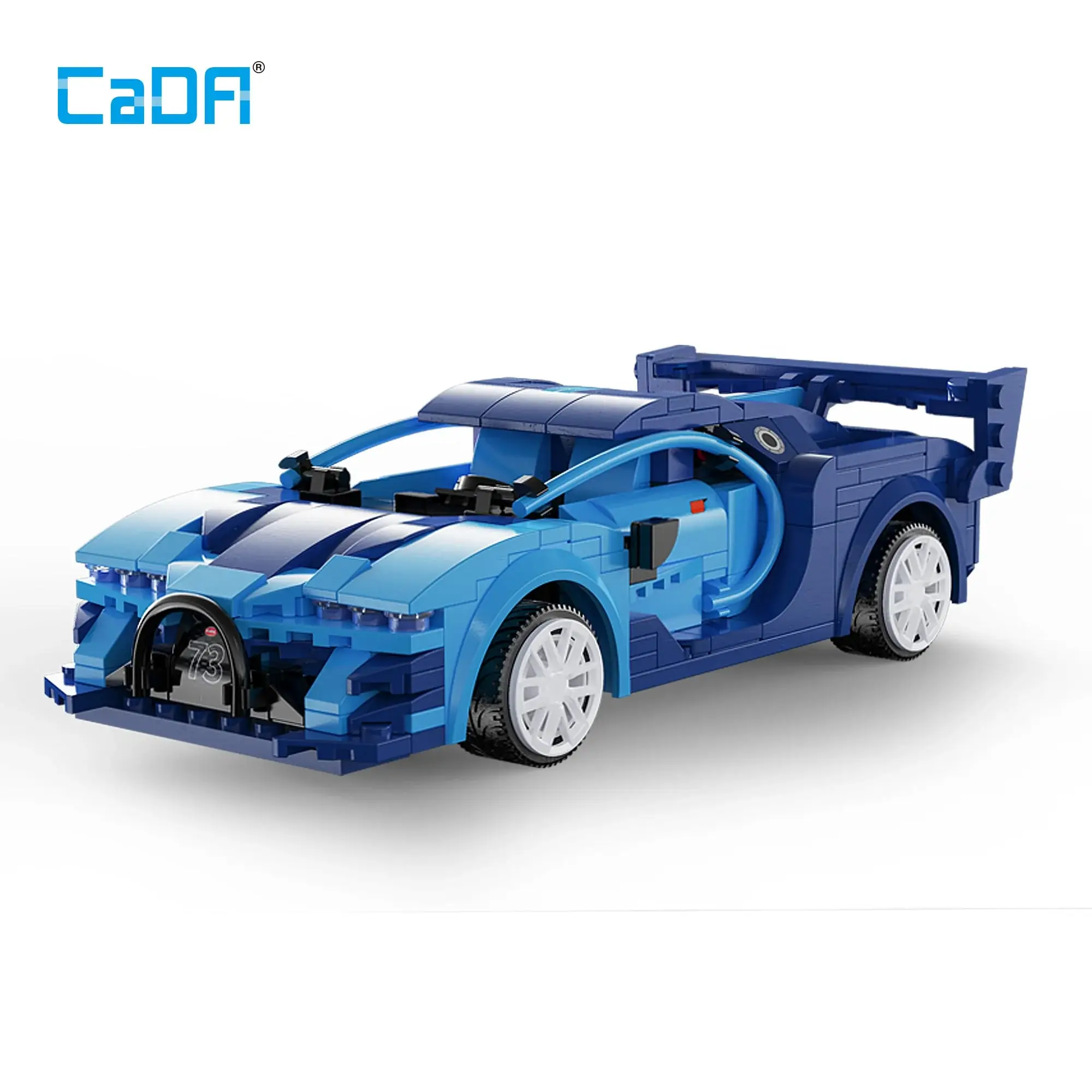 CaDA Blue Race Car • Set C51073W • SetDB • Merlins Bricks