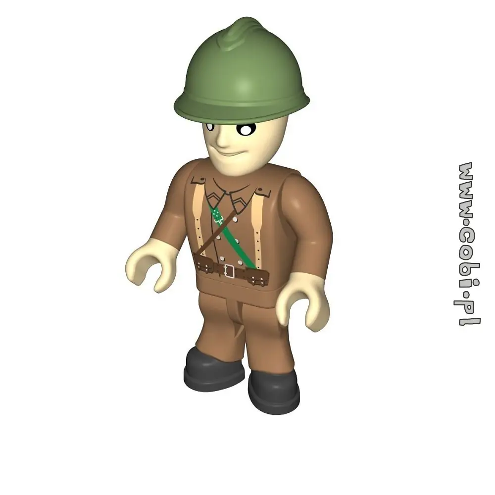 Cobi French soldier • Set 00483 • SetDB • Merlins Bricks