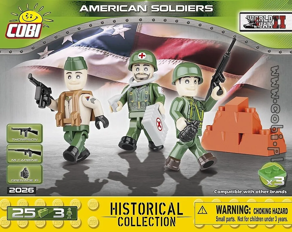 Cobi American Soldiers • Set 2026 • SetDB • Merlins Bricks