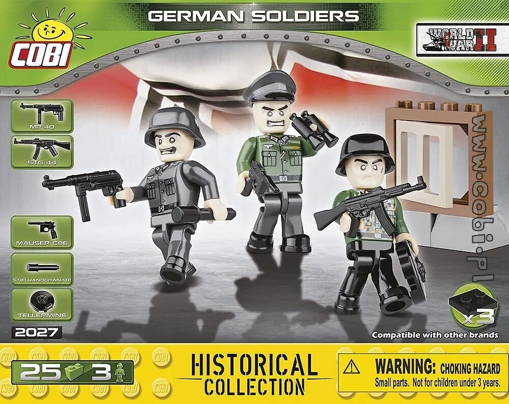 Cobi German Soldiers • Set 2027 • SetDB • Merlins Bricks