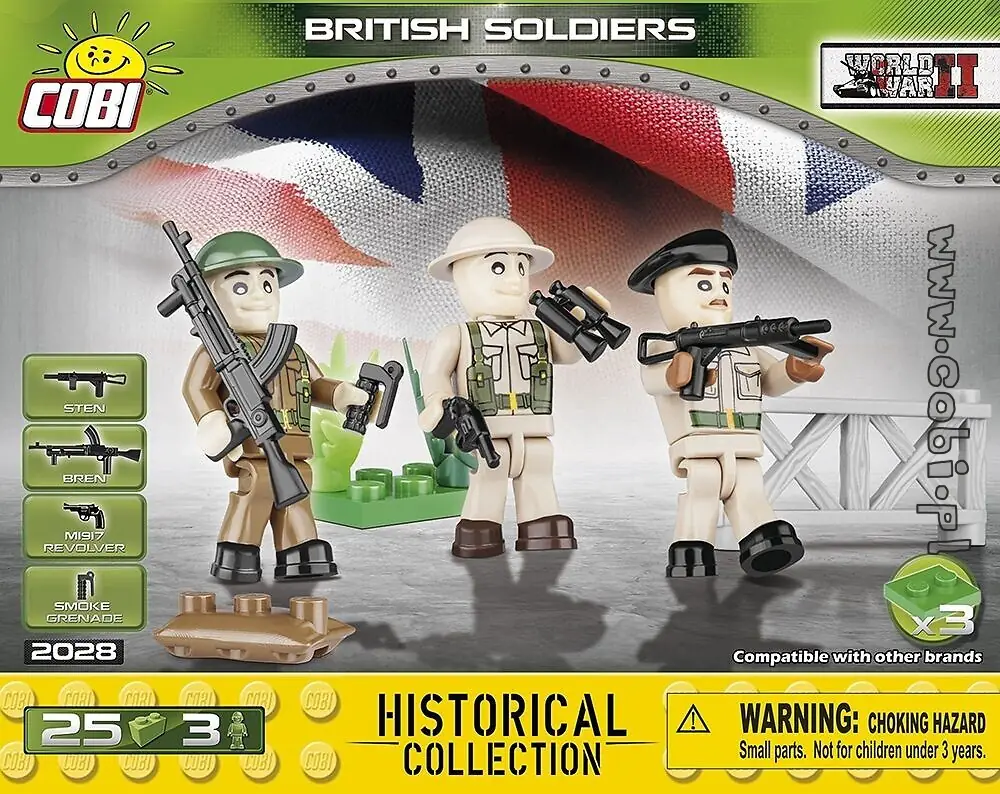 Cobi British Soldiers • Set 2028 • SetDB • Merlins Steine