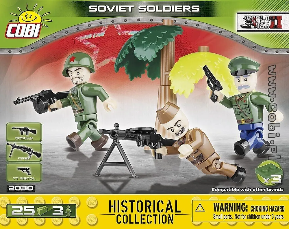 Cobi Soviet Soldiers • Set 2030 • SetDB • Merlins Bricks