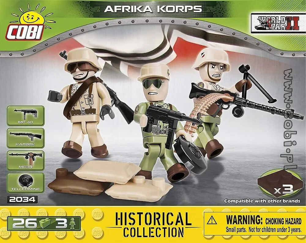 Cobi Afrika Korps • Set 2034 • SetDB • Merlins Bricks