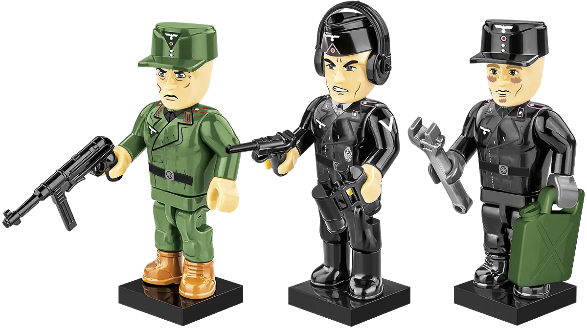 Cobi Historical Collection World War II Figur German Tank Crew