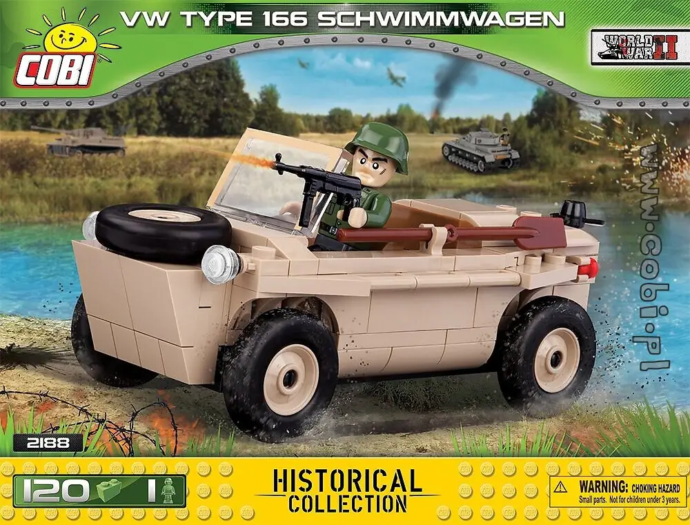 Cobi VW Typ 166 Schwimmwagen • Set 2188 • SetDB