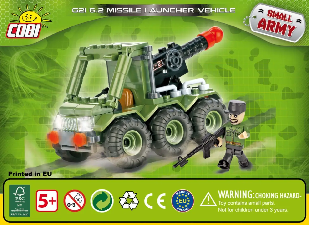 Cobi G21 6x2 Missile Launcher Vehicle • Set 2196 • SetDB