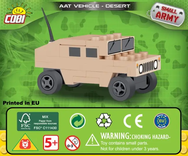 Cobi NATO AAT Vehicle Desert Nano • Set 2244 • SetDB
