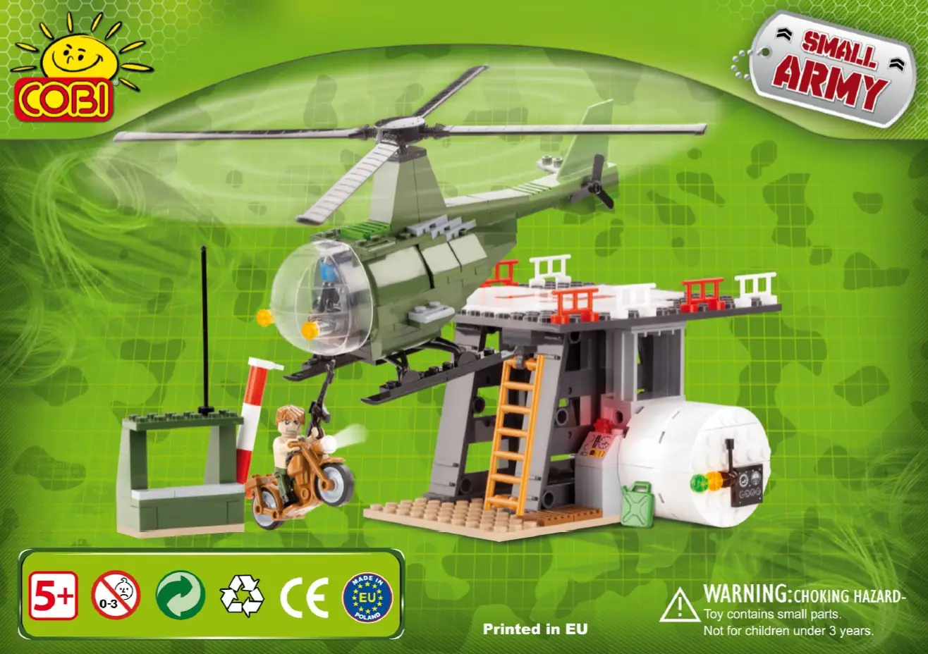 Cobi Small Helicopter • Set 2192 • SetDB • Merlins Bricks