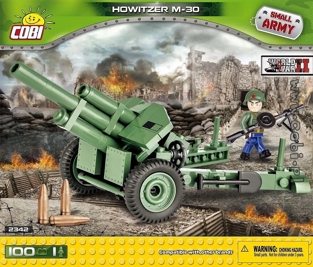 Cobi Howitzer M-30 • Set 2342 • SetDB • Merlins Bricks