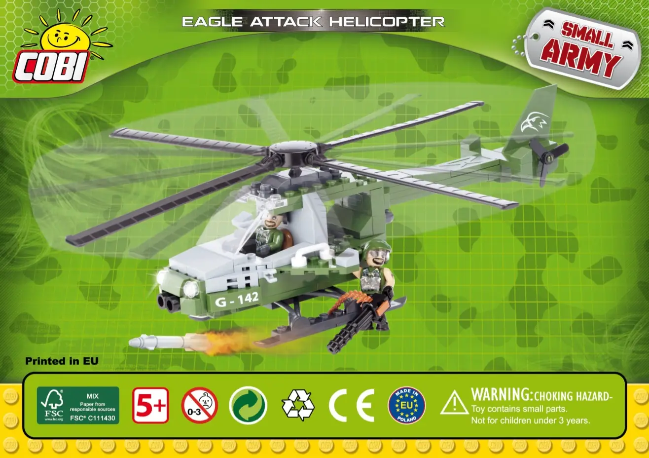 Cobi Eagle Attack Helicopter • Set 2362 • SetDB
