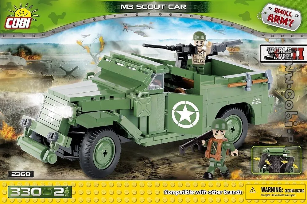 Cobi M3 Scout Car • Set 2368 • SetDB • Merlins Bricks