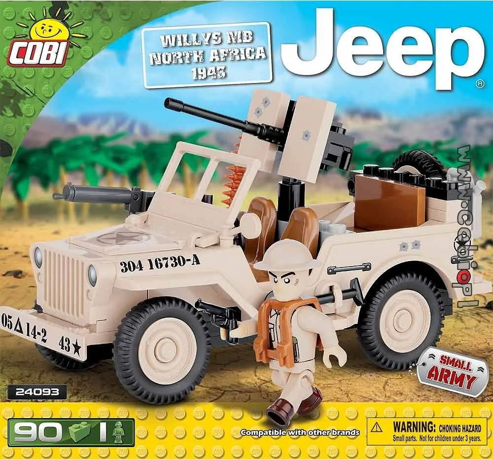Cobi Jeep Willys MB North Africa 1943 • Set 24093 • SetDB