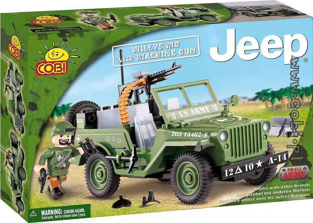 Cobi Jeep Willys MB with Machine Gun • Set 24112 • SetDB