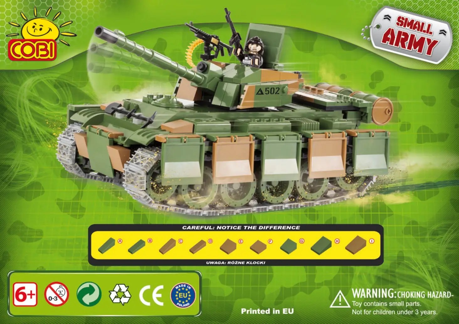 Cobi Platoon Tank • Set 2435 • SetDB • Merlins Bricks