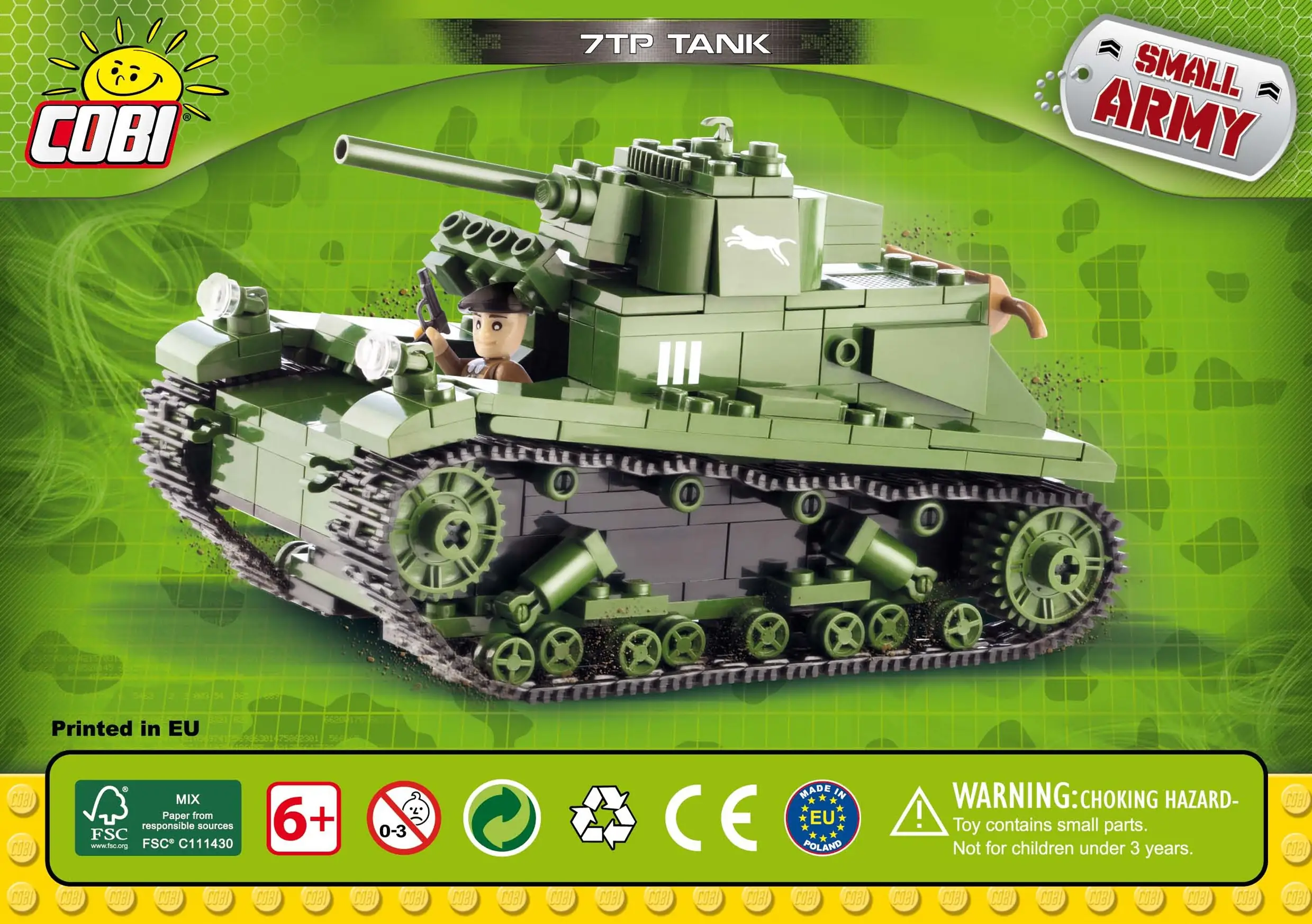 Cobi 7TP Tank • Set 2456 • SetDB • Merlins Bricks