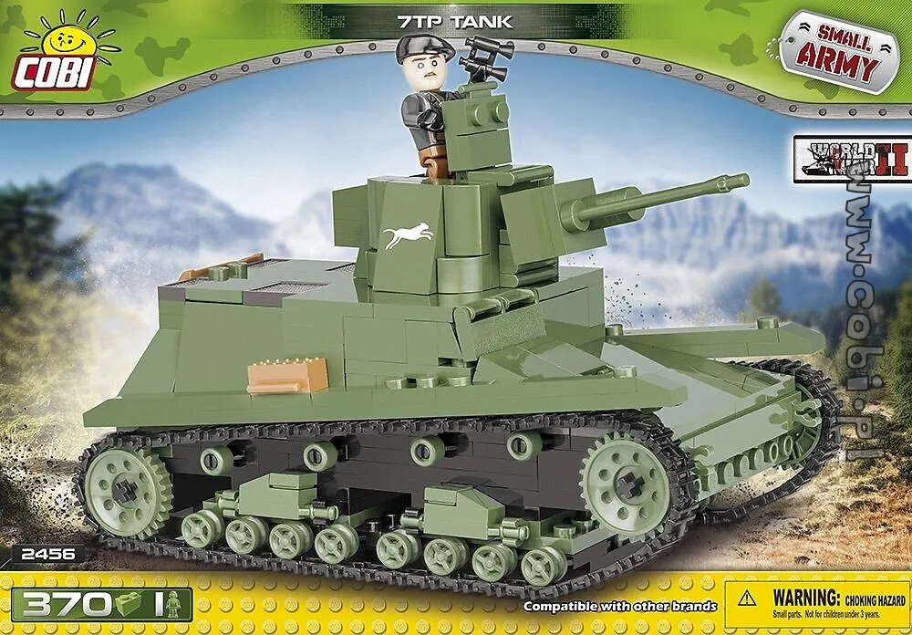 Cobi 7TP Tank • Set 2456 • SetDB • Merlins Bricks