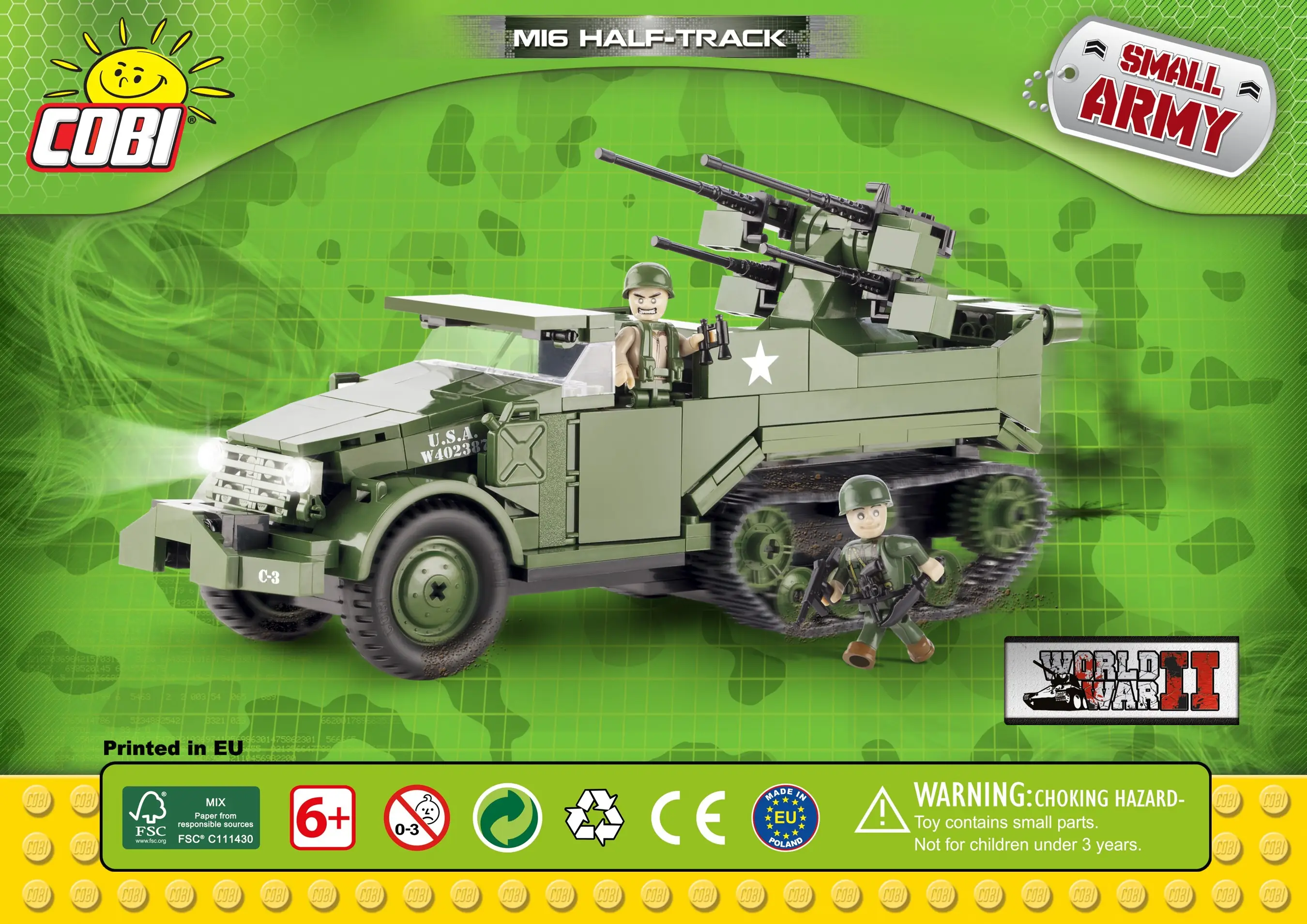 Cobi M16 Half-Track • Set 2469 • SetDB • Merlins Bricks