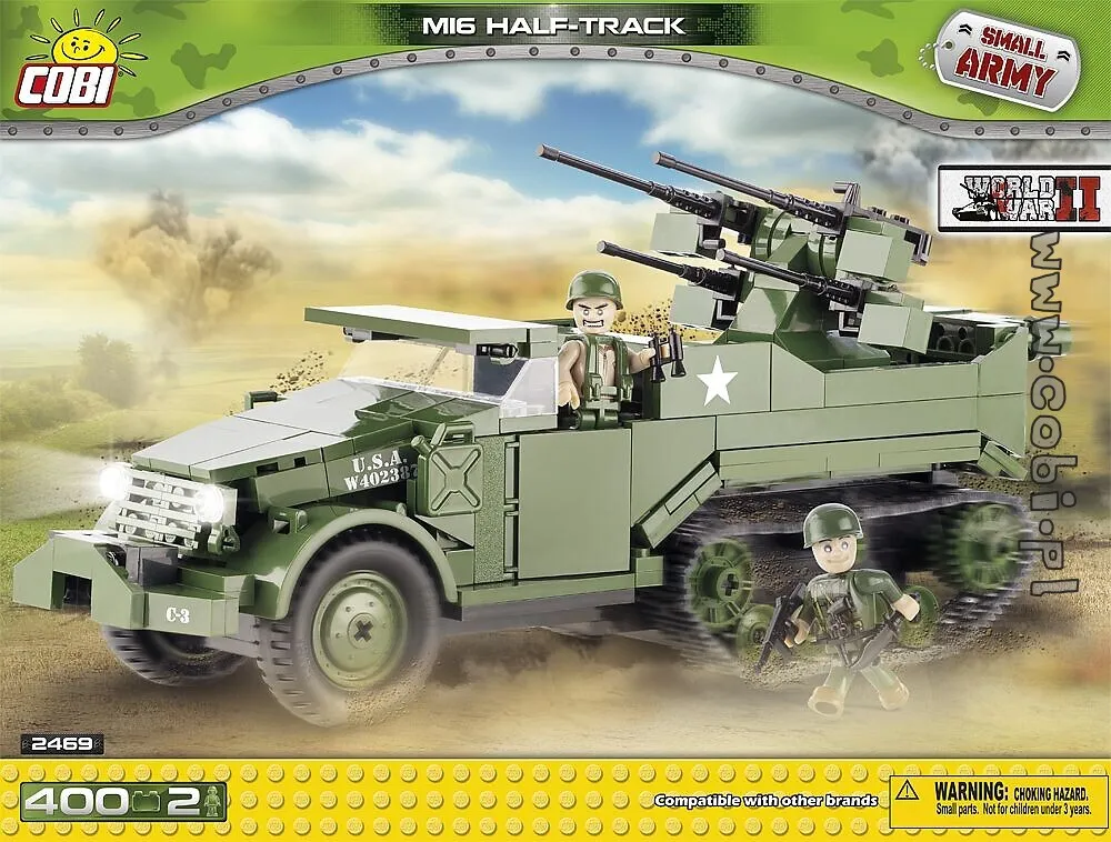 Cobi M16 Half-Track • Set 2469 • SetDB • Merlins Bricks