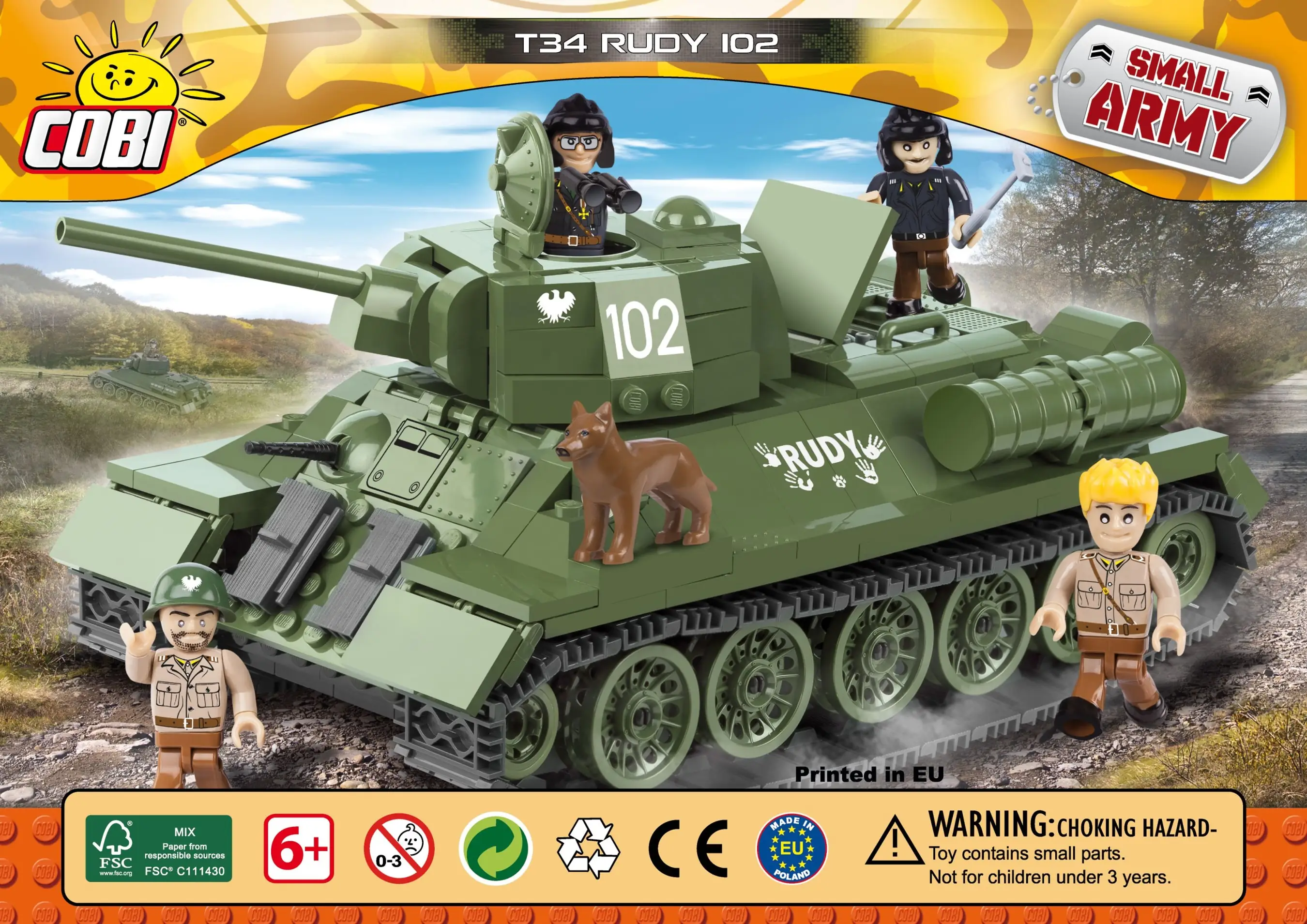 Cobi Rudy 102 T-34/76 • Set 2485 • SetDB • Merlins Bricks