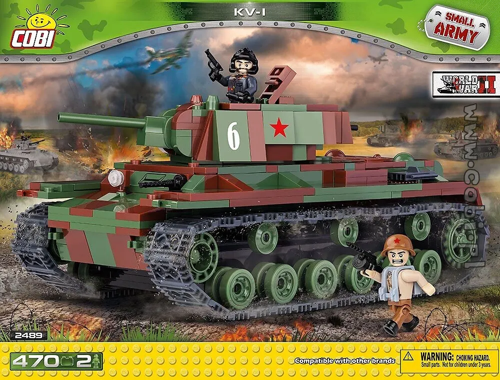 Cobi KV-1 • Set 2489 • SetDB • Merlins Bricks