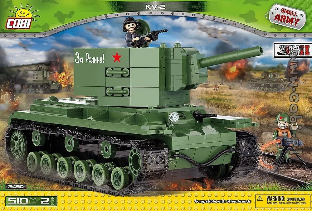 Cobi KV-2 • Set 2490 • SetDB • Merlins Bricks