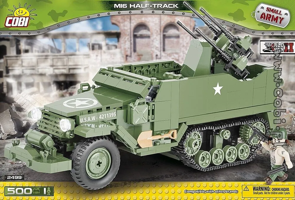 Cobi M16 Half-Track • Set 2499 • SetDB • Merlins Steine
