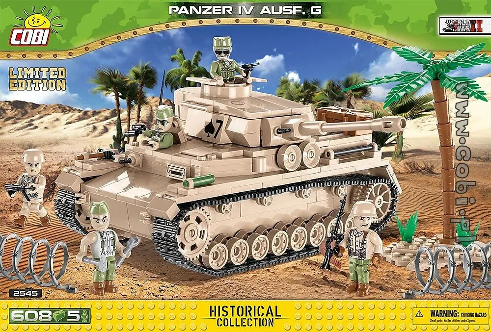 Cobi Panzer IV Ausf.G Limited Edition • Set 2545 • SetDB