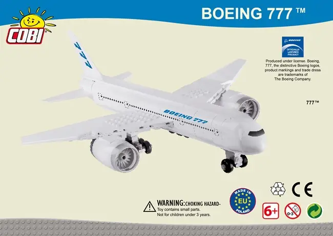 Cobi Boeing 777 • Set 26261 • SetDB • Merlins Bricks
