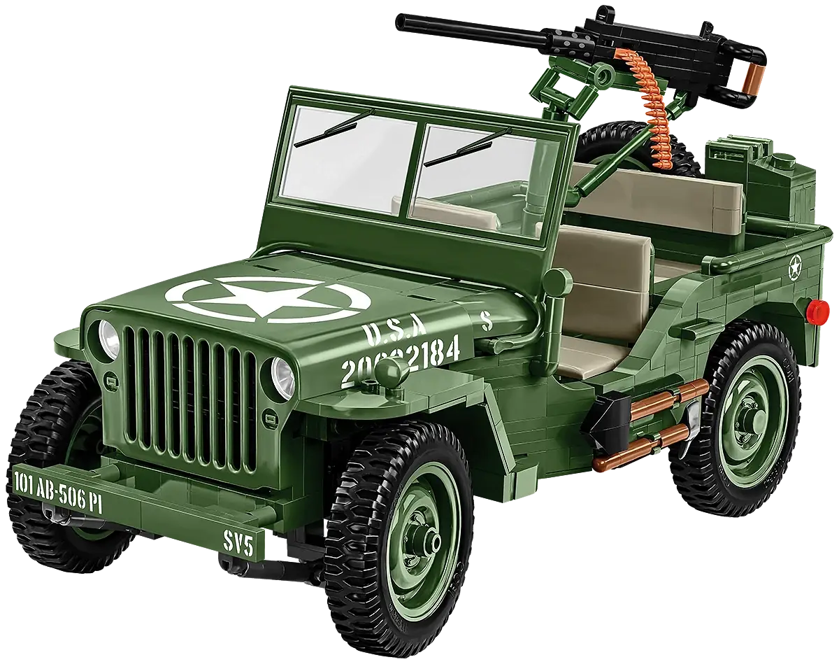 Cobi Jeep Willy MB & M2 Gun • Set 2805 • SetDB