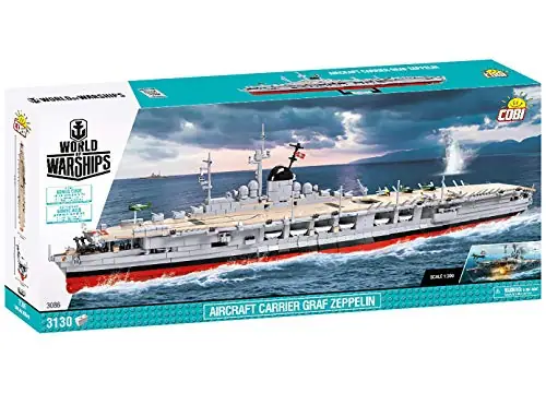 Cobi WOWS Aircraft Carrier Graf Zeppelin • Set 3086 • SetDB
