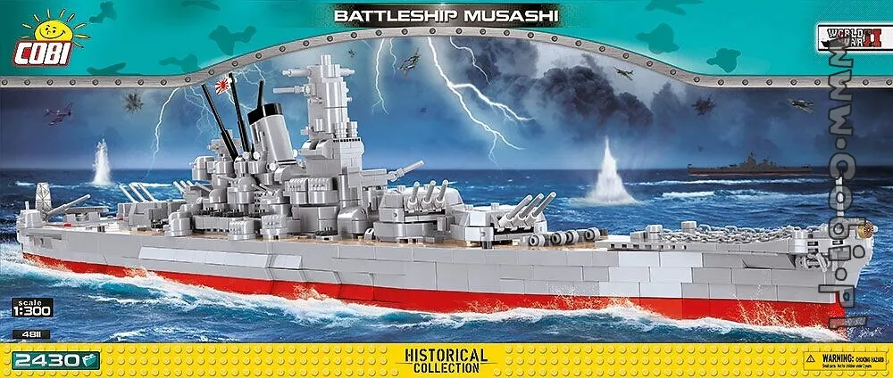 Cobi Musashi japanisches Schlachtschiff • Set 4811 • SetDB
