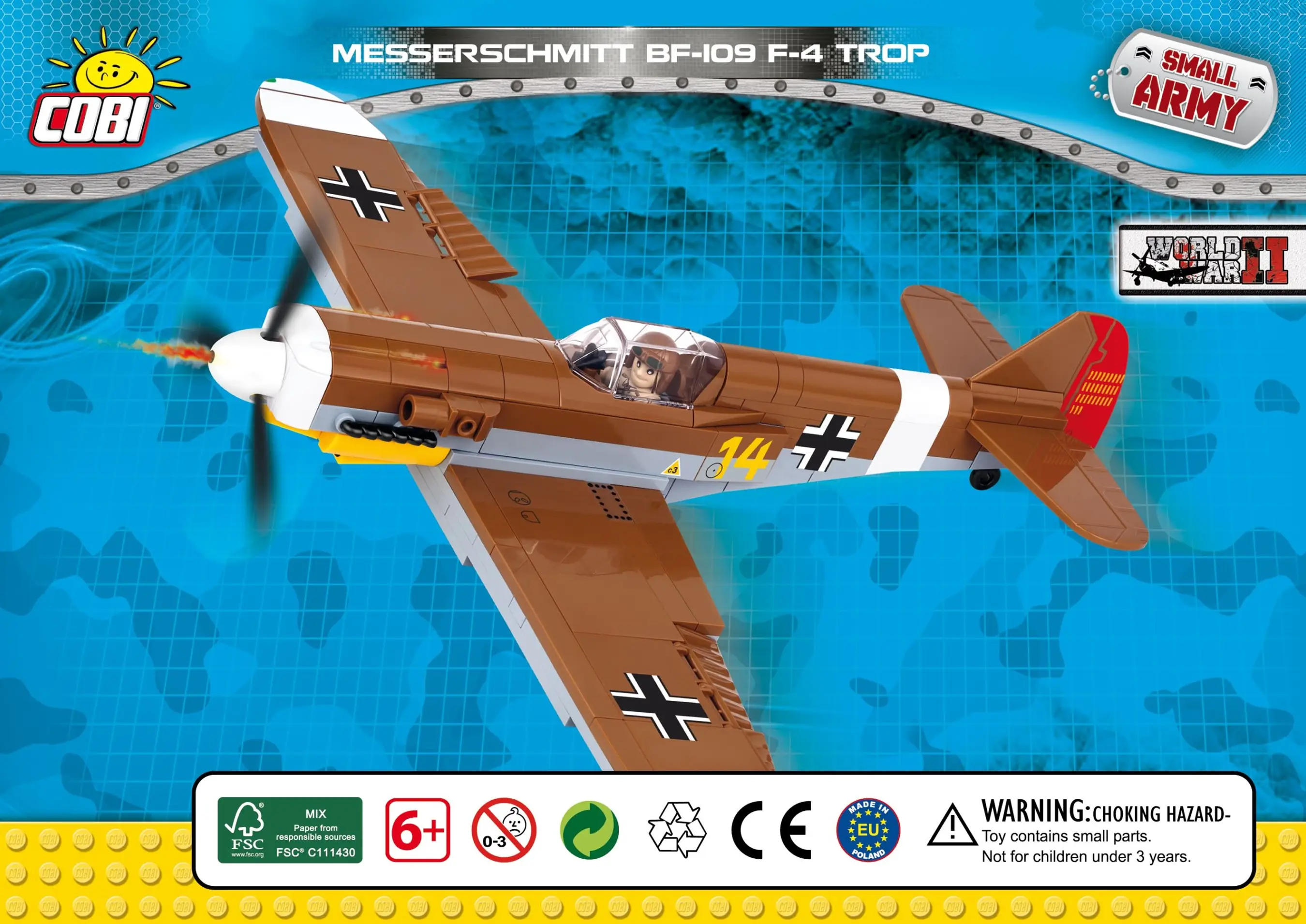 Cobi Messerschmitt Bf 109 F-4 Trop • Set 5526 • SetDB