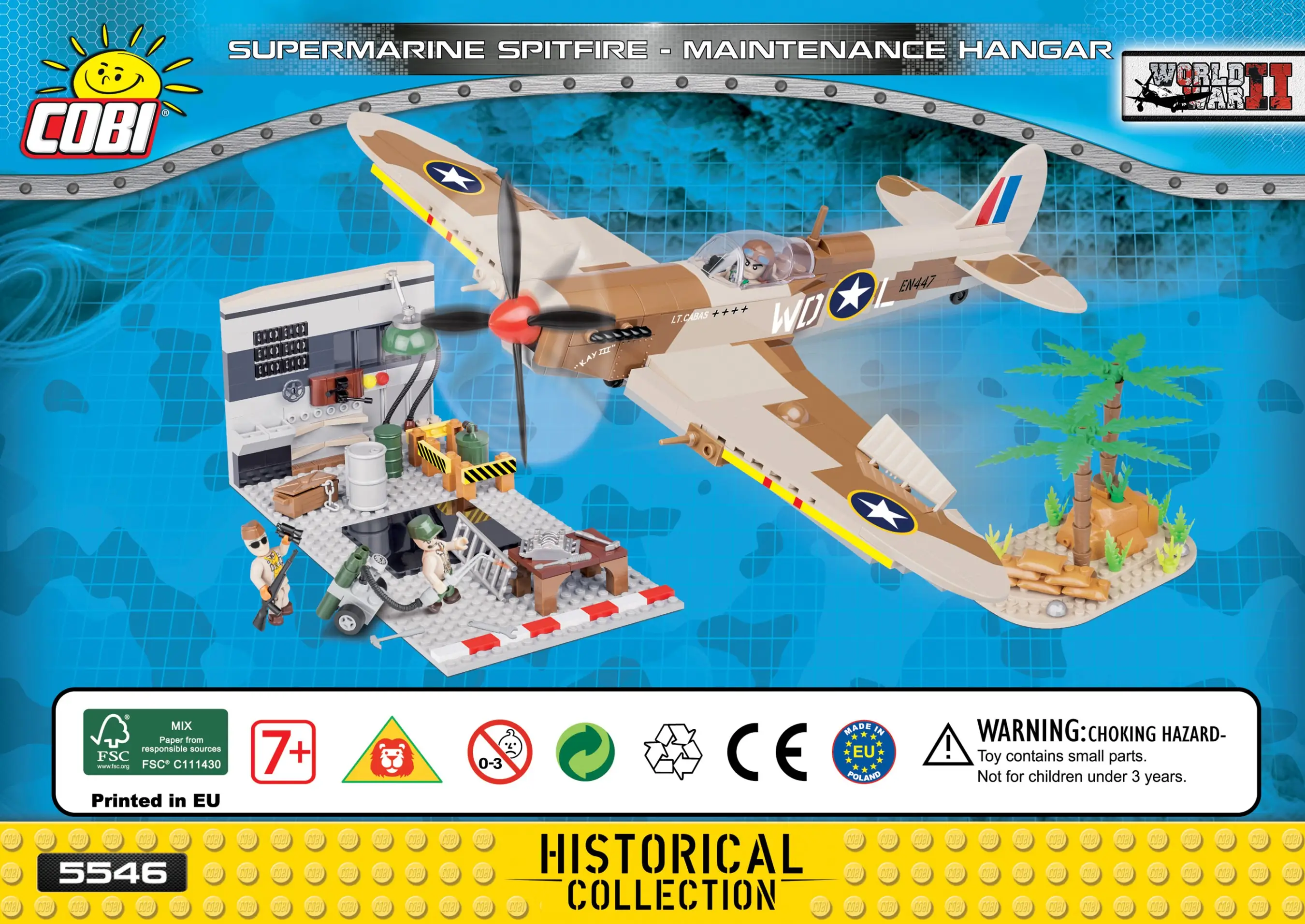 Cobi Supermarine Spitfire Mk.IX Maintenance Hangar