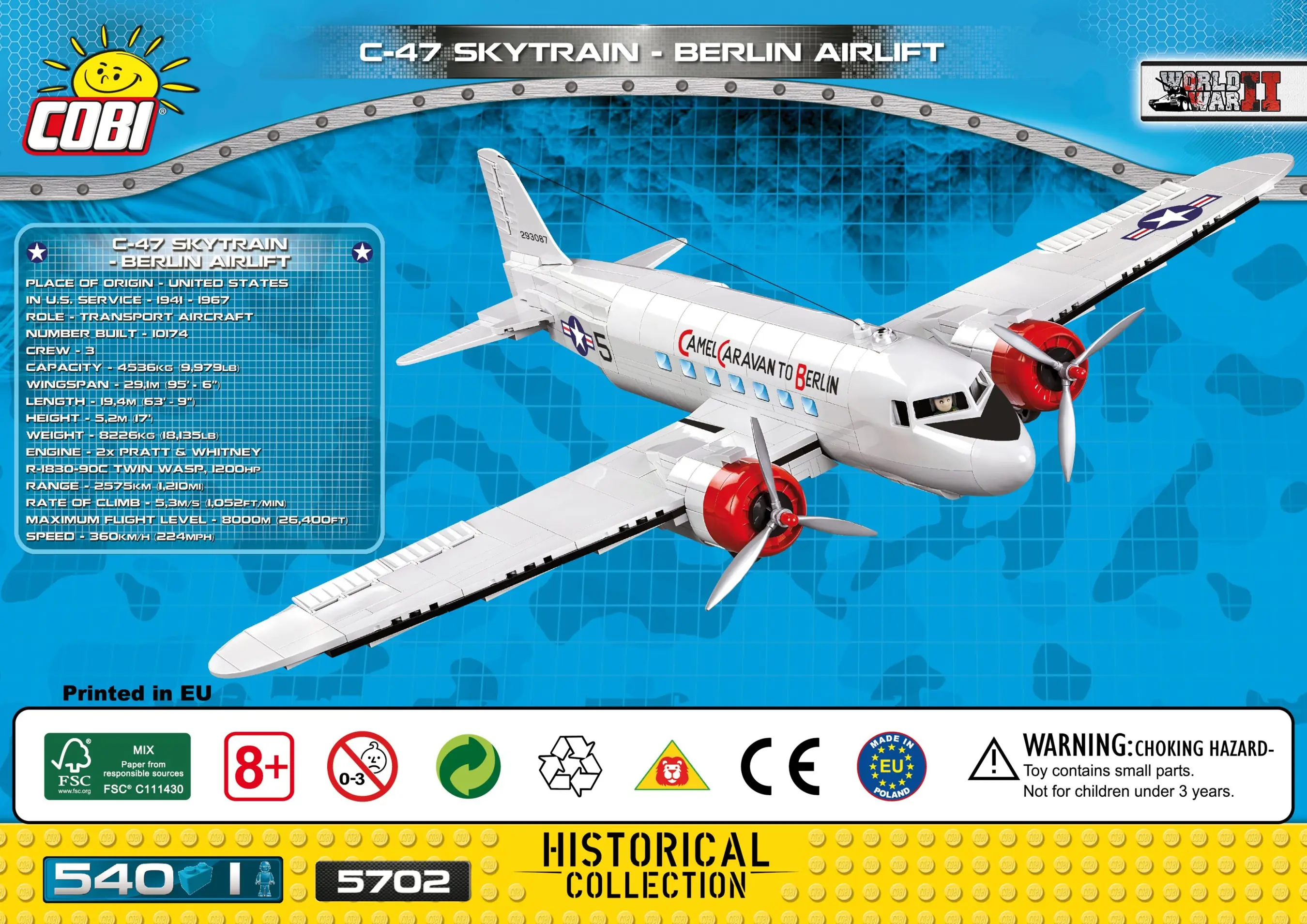 Cobi Douglas C 47 Airlift Berlin • Set 5702 • SetDB
