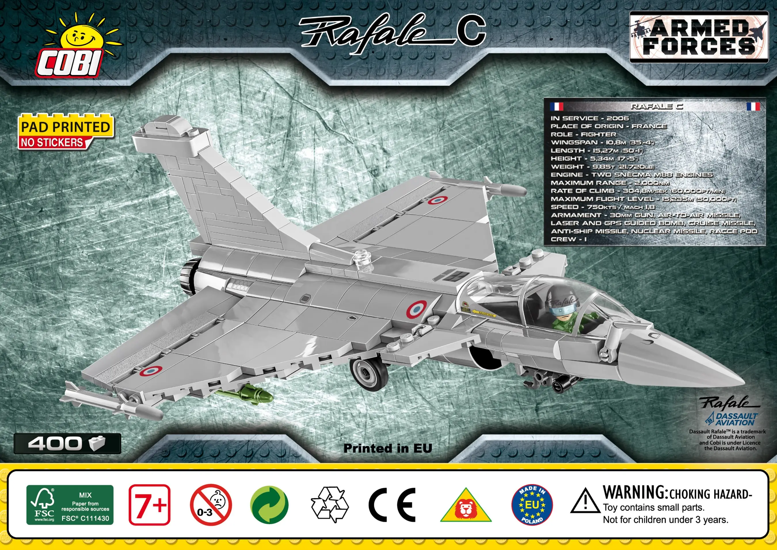 Cobi Rafale C • Set 5802 • SetDB • Merlins Bricks