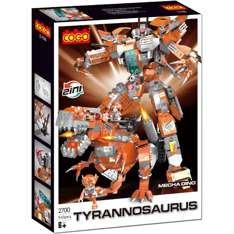 Cogo 2in1 Set Tyrannosaurus Robot • Set 2700 • SetDB